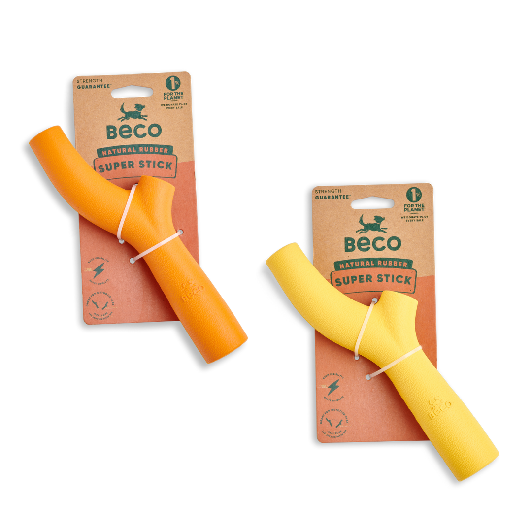 Beco Natural Rubber Super Stick Dog Toy – Gentle Pet Store